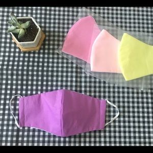 Accessories | 2 For 12 Adult Face Mask Triple Layers | Poshmark